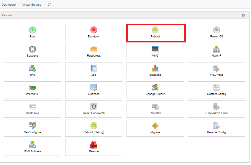 How to enable CPU host passthrough for KVM VPSes in SolusVM – Solus