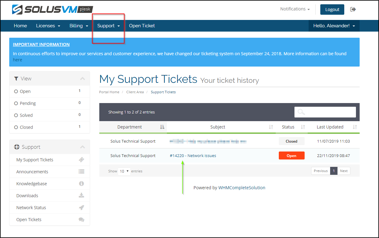 How to provide SolusVM support with access to the server? – Solus